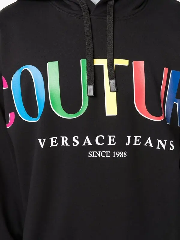 Versace Logo-print Cotton Hoodie