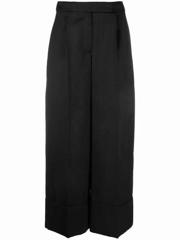 Simone Rocha Cropped Wide-leg Trousers