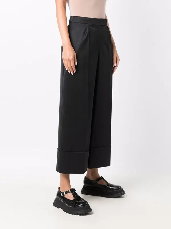 Simone Rocha Cropped Wide-leg Trousers