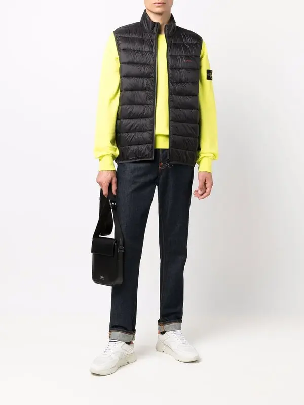 Barbour Padded Logo Gilet - Black