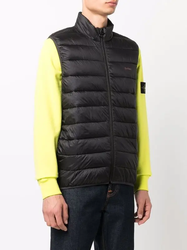 Barbour Padded Logo Gilet - Black