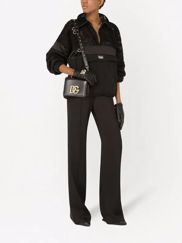 Dolce & Gabbana Twill Palazzo Trousers