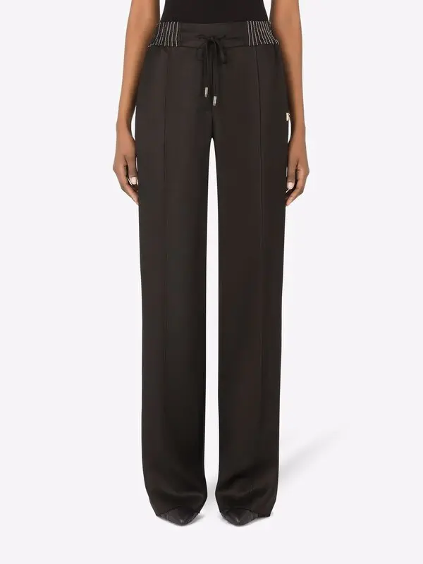 Dolce & Gabbana Twill Palazzo Trousers