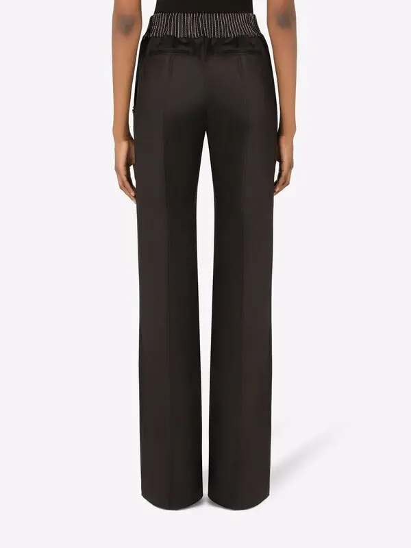 Dolce & Gabbana Twill Palazzo Trousers