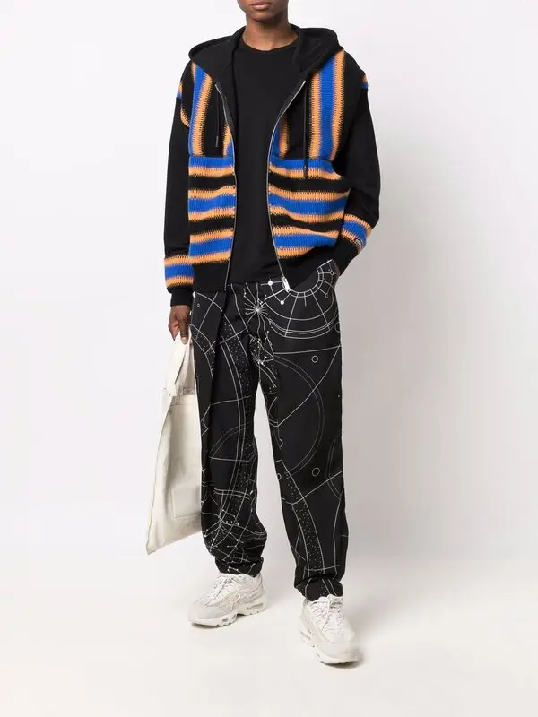 COUNTY OF MILAN Satellite Cross Zipped Hoodie