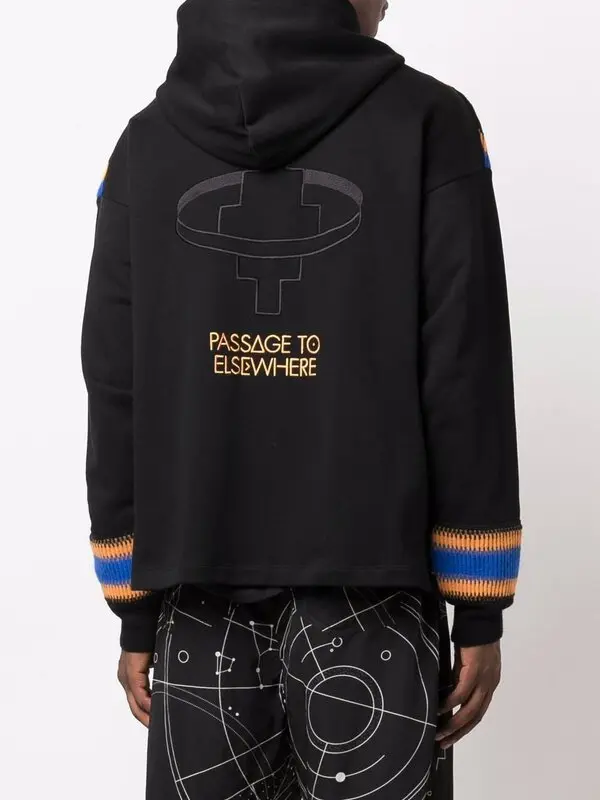 COUNTY OF MILAN Satellite Cross Zipped Hoodie