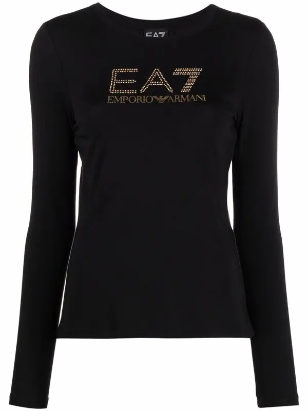 EA7 Gem-logo Round-neck T-shirt