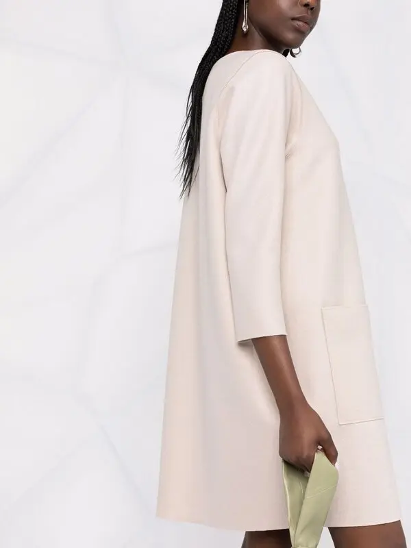 Harris Wharf London Round Neck Dress - Neutrals