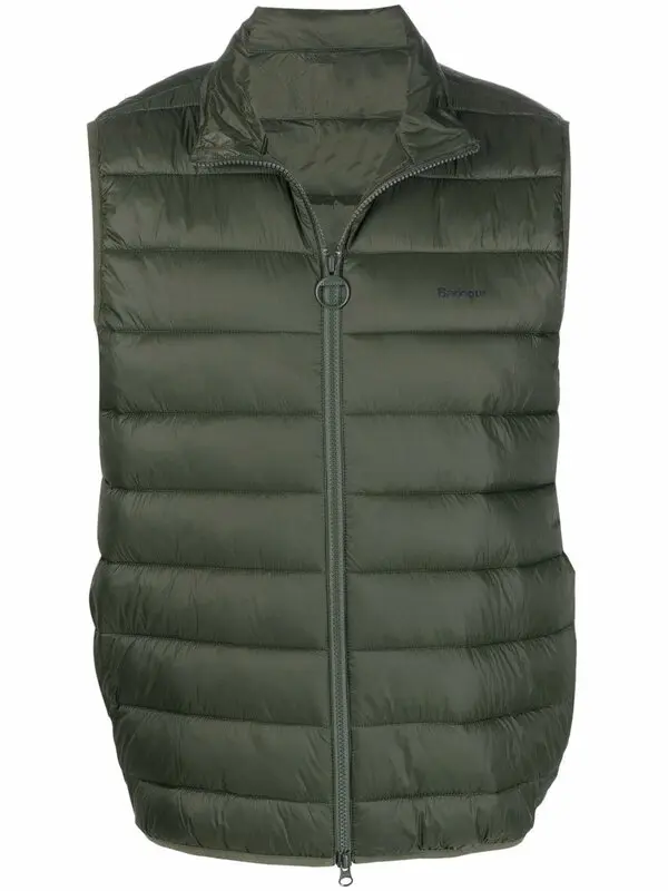 Barbour Padded Logo Gilet - Green