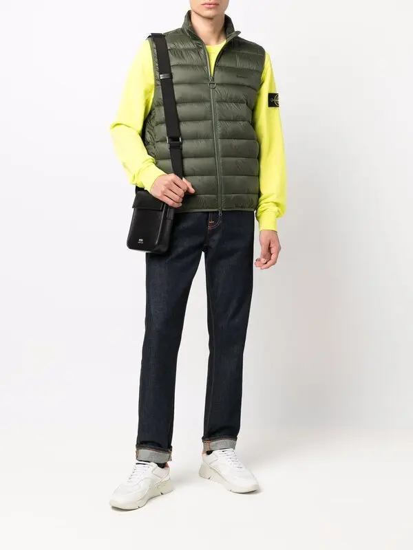 Barbour Padded Logo Gilet - Green