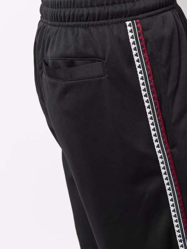 COUNTY OF MILAN Cross-logo Side-stripe Track Pants