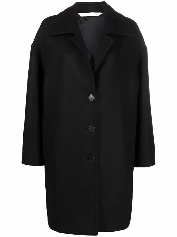 Palm Angels Logo-print Oversized Coat