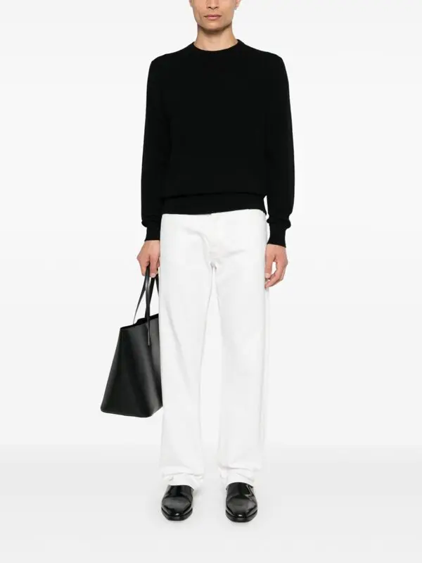 THE ROW Benji Cashmere Sweater - Black
