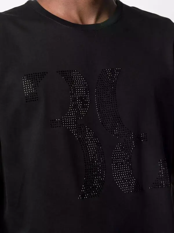 BILLIONAIRE Double B Crystal-embellished T-shirt