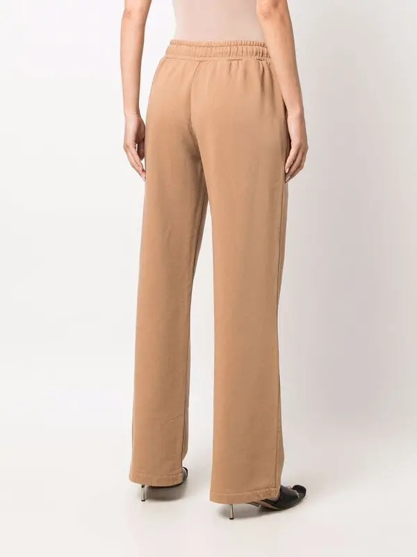 AMBUSH Logo-print Wide-leg Joggers - Neutrals