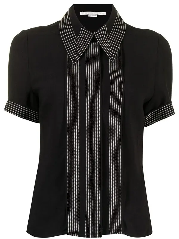 Stella McCartney Rose Contrast-stitching Top