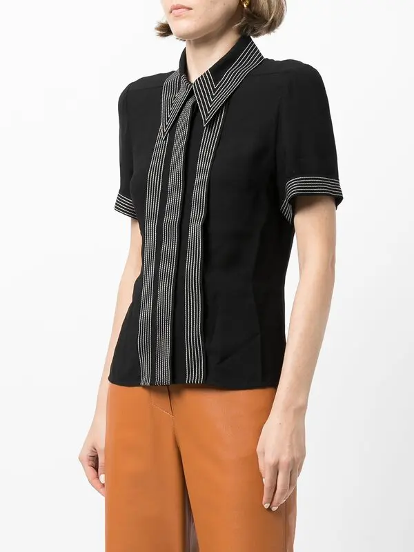 Stella McCartney Rose Contrast-stitching Top