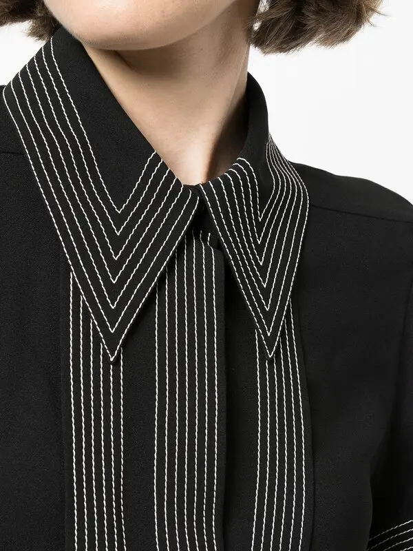 Stella McCartney Rose Contrast-stitching Top