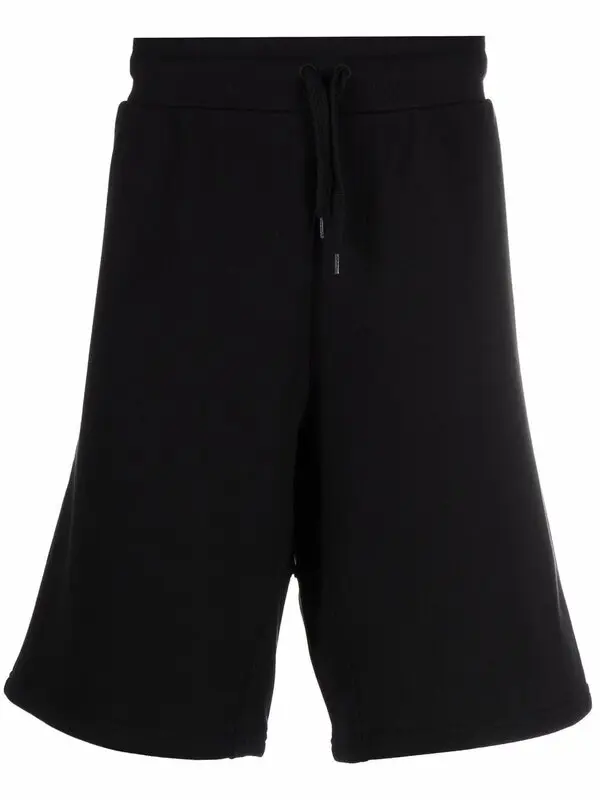 Moschino Embroidered-logo Jogger Shorts
