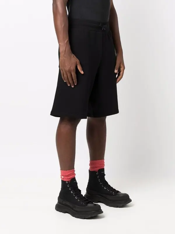 Moschino Embroidered-logo Jogger Shorts