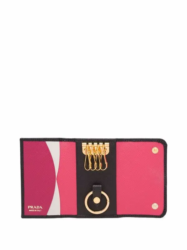 Prada Saffiano Leather Key Case