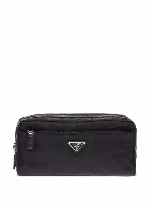 Prada Re-nylon Travel Pouch - Black