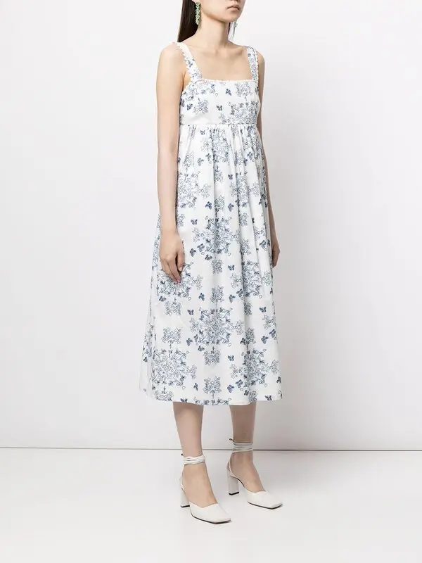 MACGRAW Florence Porcelain Print Dress