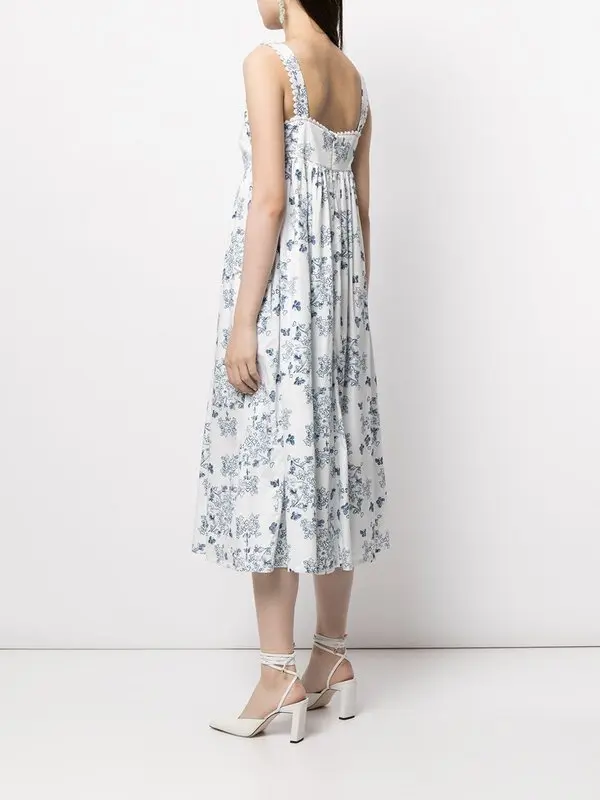 MACGRAW Florence Porcelain Print Dress