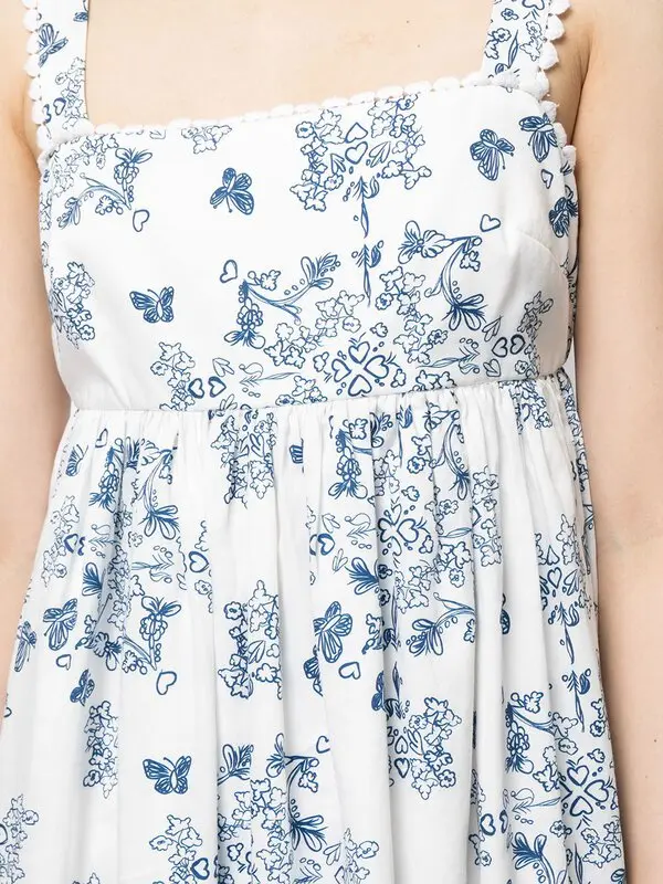 MACGRAW Florence Porcelain Print Dress