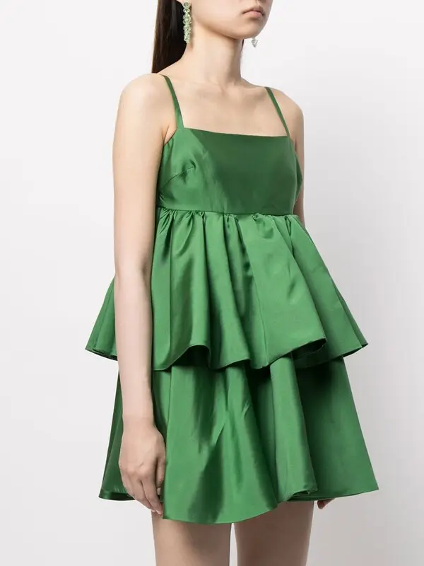 MACGRAW Conversation Mini Dress - Green