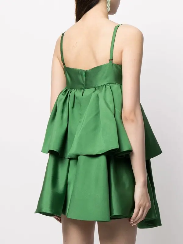 MACGRAW Conversation Mini Dress - Green