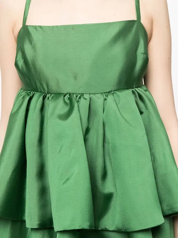 MACGRAW Conversation Mini Dress - Green