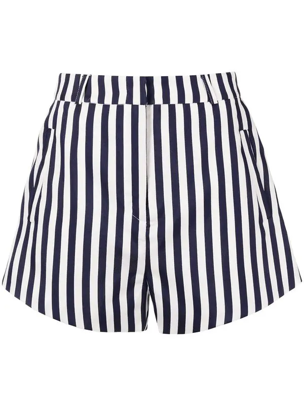 MACGRAW Poppy Striped Shorts