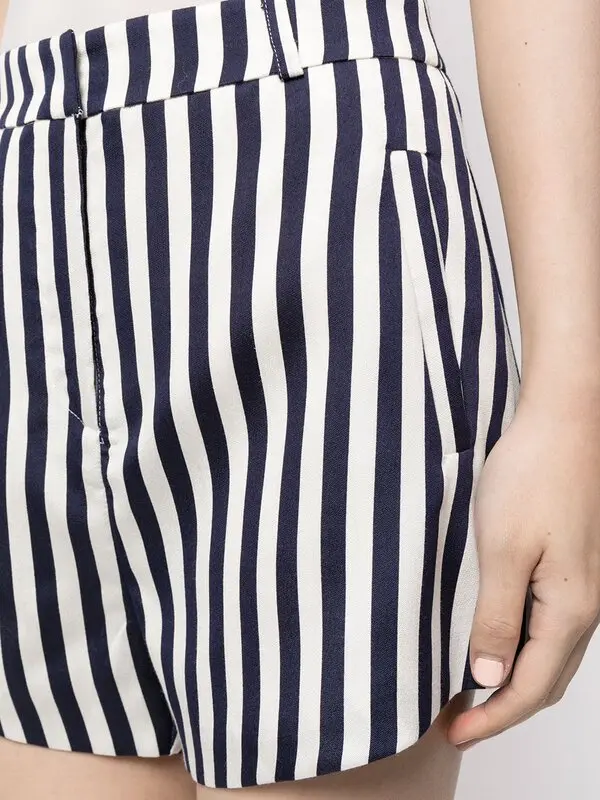MACGRAW Poppy Striped Shorts