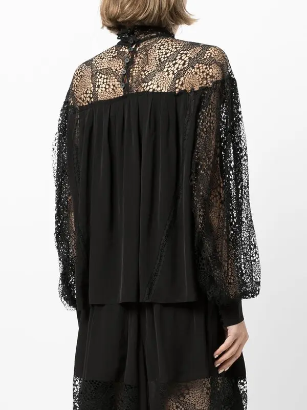 IRO PARIS Digwed Lace-embellished Blouse