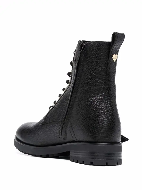 Moschino Logo-plaque Boots