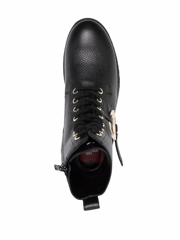 Moschino Logo-plaque Boots
