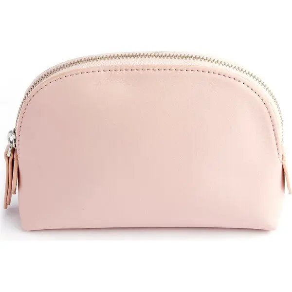 ROYCE NEW YORK Compact Cosmetics Bag - Light Pink