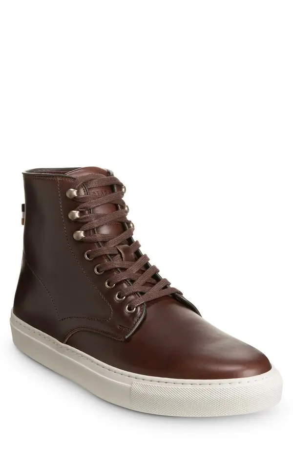 Allen Edmonds Higgins Mill Sneaker - Brown | Editorialist display picture 1