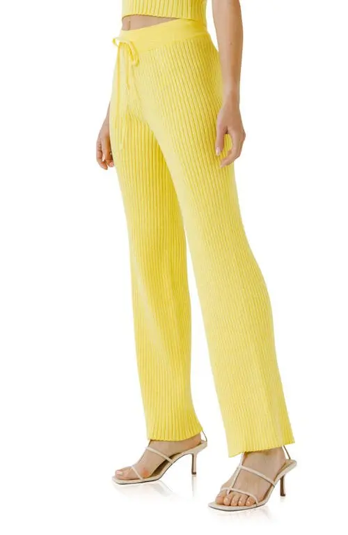 Endless Rose Ribbed Drawstring Pants