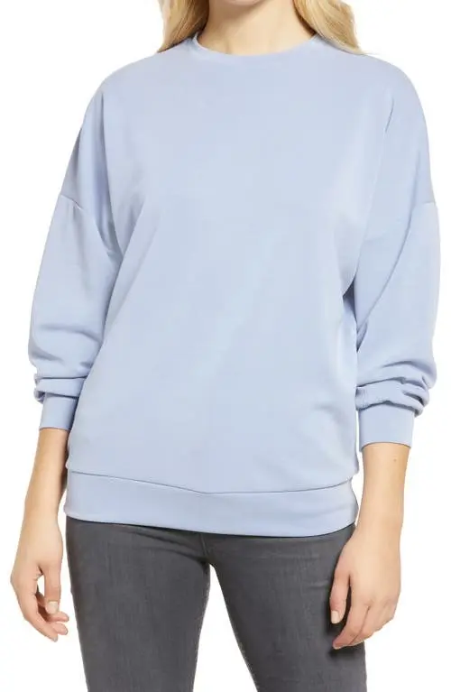 MAVI Regular-fit Crewneck Sweatshirt - Forever Blue