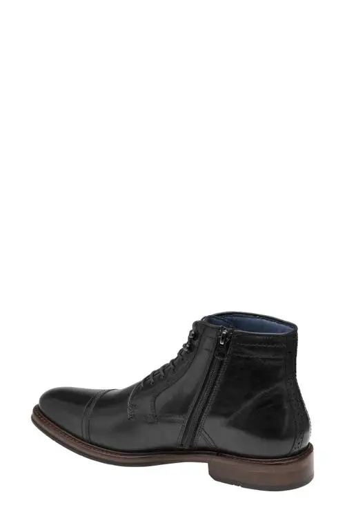 Johnston & Murphy Raleigh Xc Flex Cap Toe Boots - Black