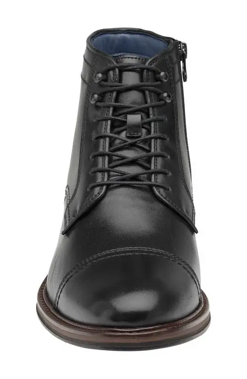 Johnston & Murphy Raleigh Xc Flex Cap Toe Boots - Black