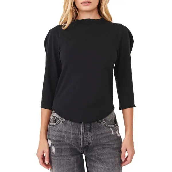 Free People We The Free Clover Puff-sleeve Top