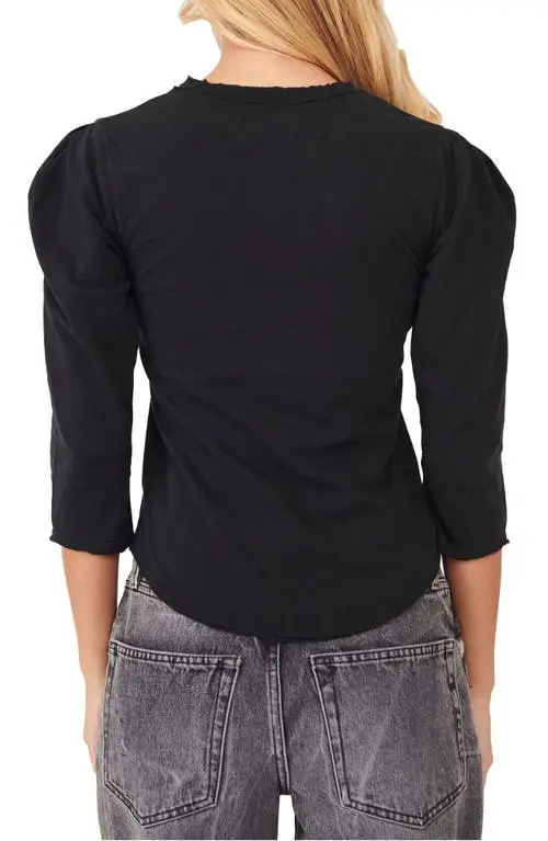 Free People We The Free Clover Puff-sleeve Top