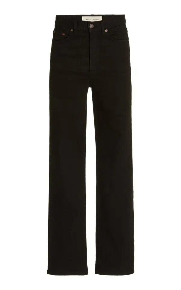 JEANERICA Eiffel High-rise Straight-leg Jeans - Black