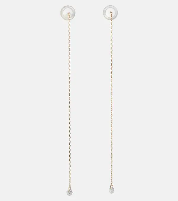 PERSEE Persée Danae 18kt Drop Earrings With Diamonds