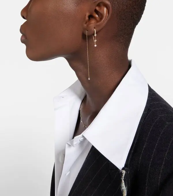 PERSEE Persée Danae 18kt Drop Earrings With Diamonds
