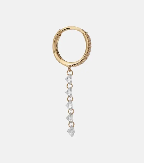 PERSEE Persée 18kt Yellow Single Earring With Diamonds - Gold