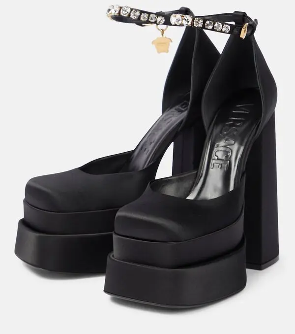 Versace Medusa Aevitas Platform Pumps